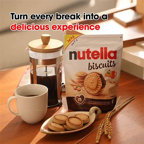 Nutella Biscuit นเทลลา บสกตกรบกรอบลายหวใจตรงกลางสอดไสนเทลลา