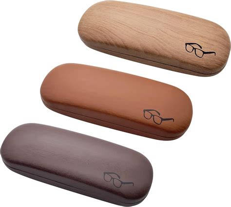 Hsymq Hard Shell Glasses Case Eye Glass Carry Case For Men Women 3