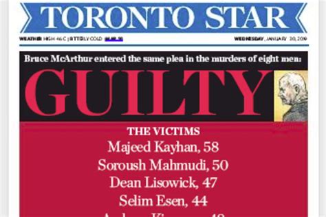 Canada Le Tueur En Série Du Gay Village De Toronto Plaide Coupable
