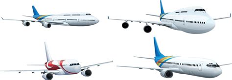 Commerical Aircraft Airliner Holiday Cockpit Vector Airliner Holiday