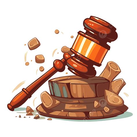 무료 의사봉 망치의 배경에 흰색 배경에 스티커 클립 아트 만화 벡터 이미지 상표 클립 아트 Png 일러스트 및 벡터 에 대한 무료 다운로드 Pngtree