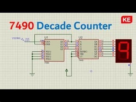 Mod 10 Counter Using 74LS90 Ic YouTube