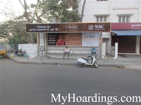 Bus Shelter Advertising In Shenoy Nagar Metro 2 Bus Stop Chennai Tn