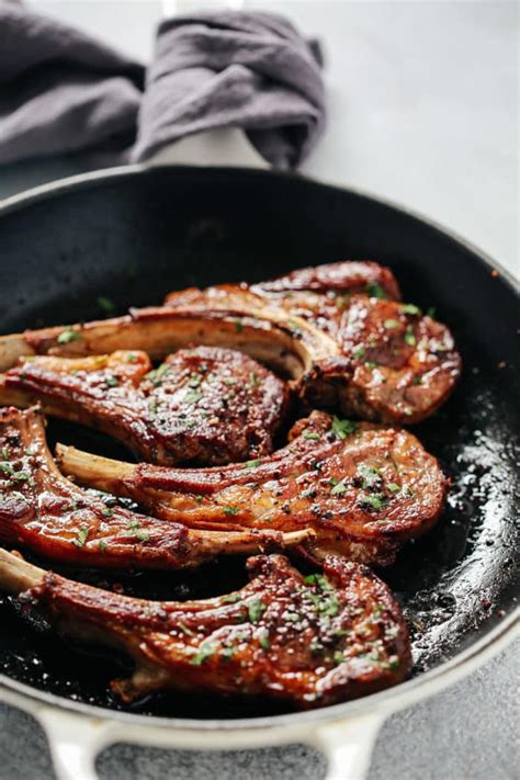 Lemon Thyme Lamb Chops Primavera Kitchen Healthy And Easy