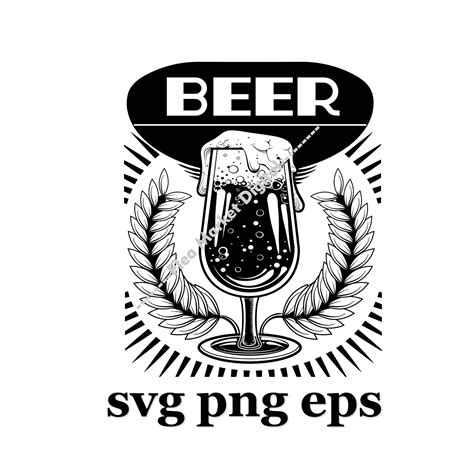 Beer Glass Svg Png Eps Logo Clipart 4 Etsy