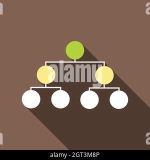 Organizational Chart Infographic Business Hierarchy Boss To Employee