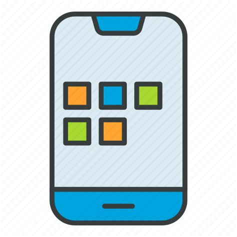 Mobile App Application Icon Download On Iconfinder