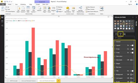 Power Bi Line And Stacked Column Chart Multiple Lines 2024 Multiplication Chart Printable