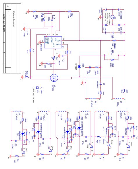 simulated flyback converter download scientific diagram