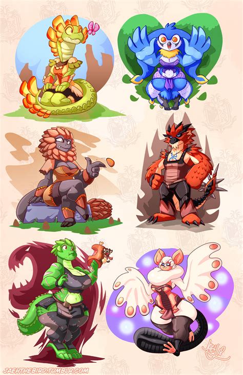 Chibi Monsters By Jaehthebird On Deviantart