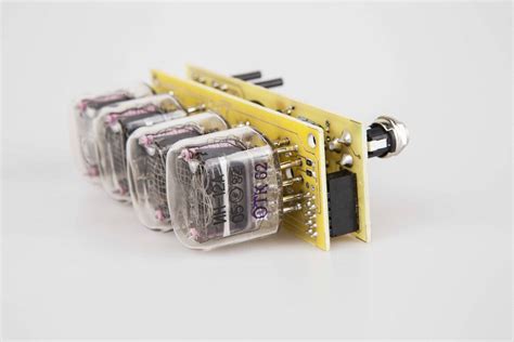Nixie Tube Clock In12 Amber Etsy