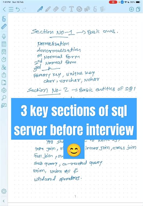 3 Key Areas To Focus On Sql Server Interviews Shorts Sql Sqltips Developer Trending