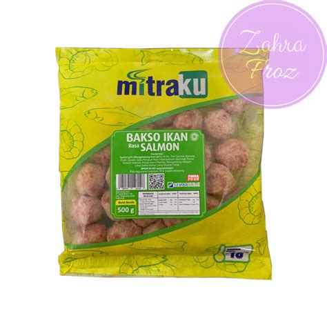 Jual Mitraku Bakso Ikan Salmon 500 Gr Shopee Indonesia