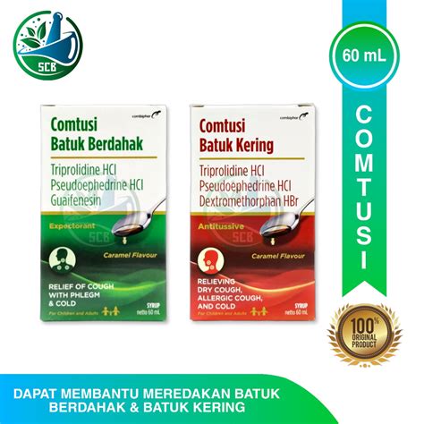 Jual Comtusi Syup 60 Ml Sirup Batuk Berdahak Batuk Kering Pilek Shopee Indonesia
