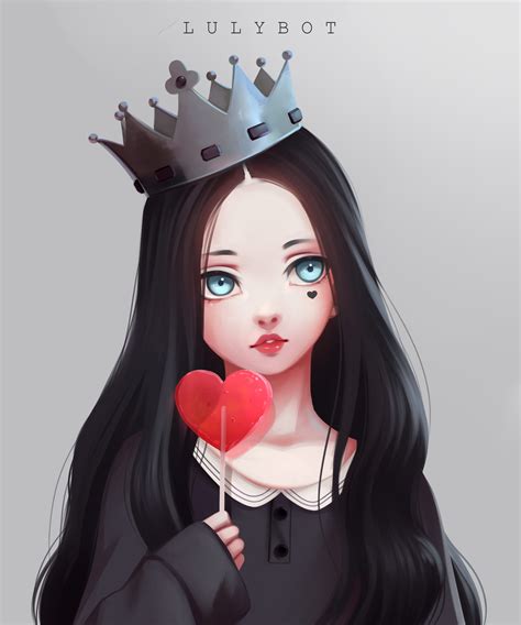 Safebooru 1girl Absurdres Black Hair Black Shirt Blank Stare Blue