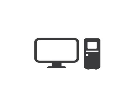 Computer And Cpu Logo Icon Vector Graphic By Juliochaniago Creative Fabrica