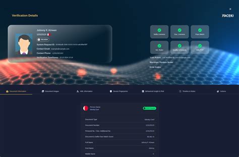 Verification Monitoring Faceki Blaze 30 Documentation