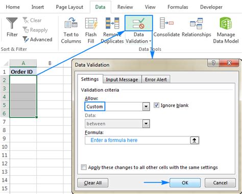 How To Create Data Validation In Excel