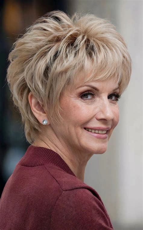 Short Best Haircut For Older Thinning Hair Female
