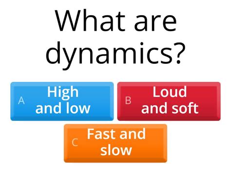 Dynamics Quiz