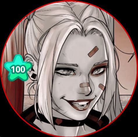 Animated Woman With White Hair And Piercings