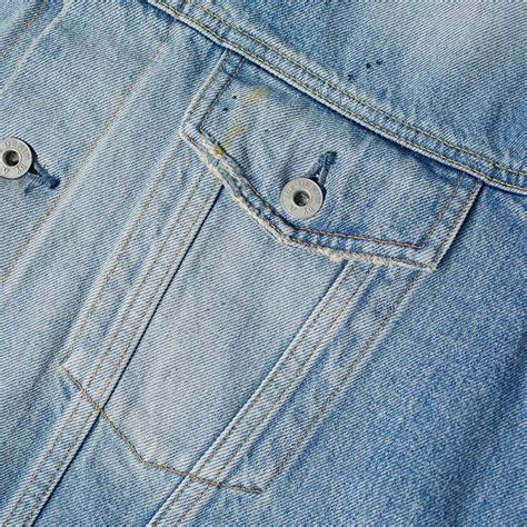 Denim By Vanquish Fragment Crash Denim Jacket Light Indigo END