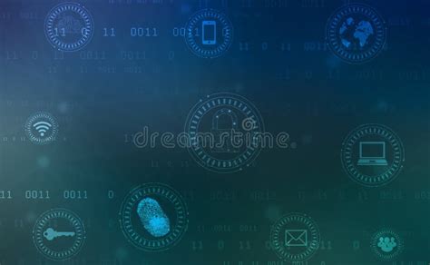 Personal Data Concept Technology Security Concept Modern Safety Digital Background Protection