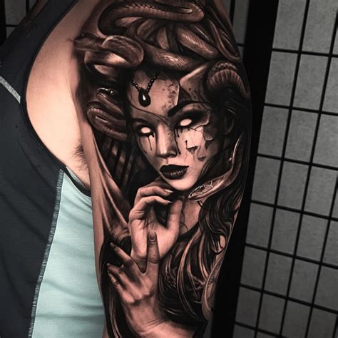 Medusa Tattoo Half Sleeve