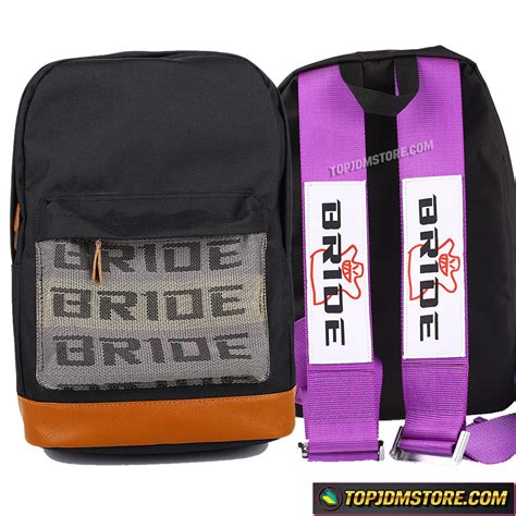 Bride Racing Backpack Purple Straps Top Jdm Store