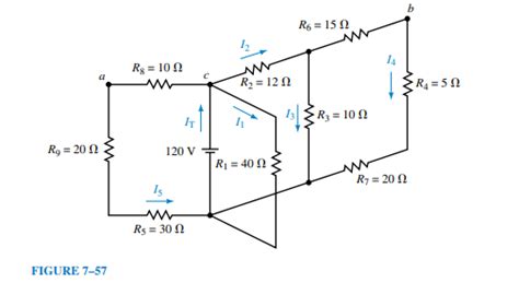 solved refer to the circuit of figure 7 57 figure 7 57 a find the