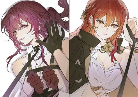 Kafka And Himeko Honkai And More Drawn By Chibiya Danbooru