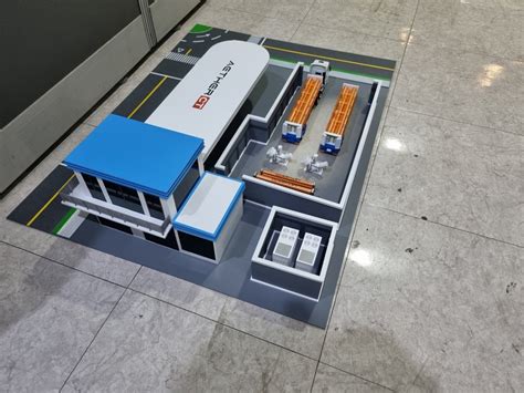 수소 충전소 디오라마 제작 사례 다만드러