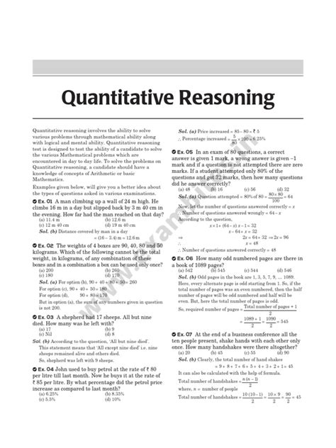 Quantitative Ability And Logical Anolgicical Ability Pdf Reason Logic