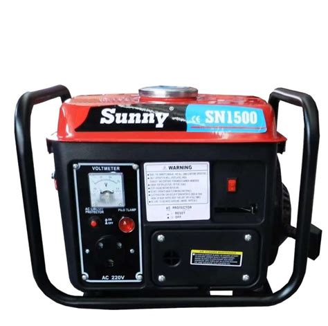 Home Generators - Sunny Generator SN1500 2 Stroke Pull Start Generator ...