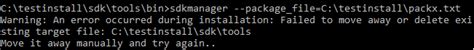Can T Update Tools Android SDK Command Line Tools For Windows