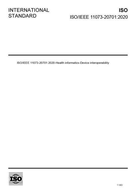 ISO IEEE 11073 20701 2020