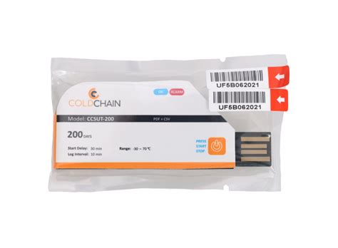 Single Use Loggers Cold Chain