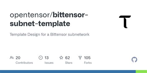 Bittensor Subnet Template Readme Md At Main · Opentensor Bittensor Subnet Template · Github