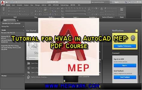 Tutorial For HVAC In AutoCAD MEP PDF Course