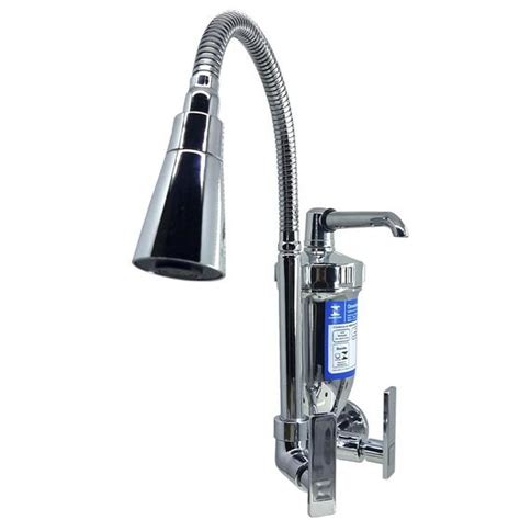 Torneira Gourmet Shower Cromada Filtro Bica Móvel Parede 0350 C62