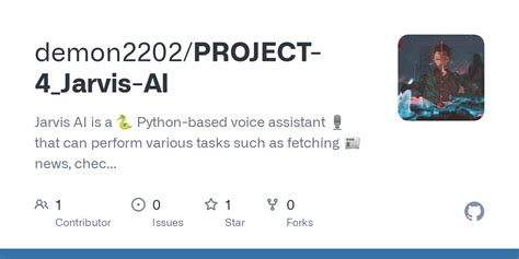 Github Demon2202project 4jarvis Ai Jarvis Ai Is A 🐍 Python Based