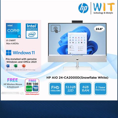Hp Aio Ca D Ca D Intel Core I T Gb Ram Gb Ssd Fhd Ms Office