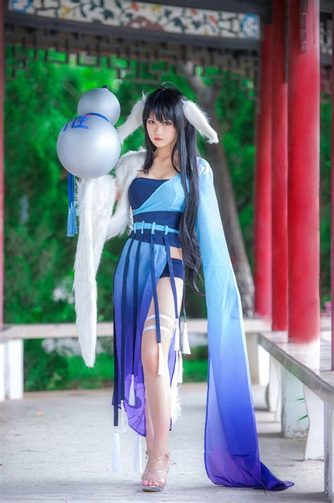 涂山雅雅cos妆cosplay女装角色 伤感说说吧