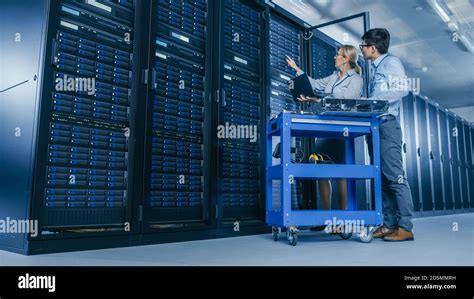 In The Modern Data Center Engineer And It Specialist Work With Server