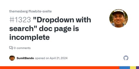 Dropdown With Search Doc Page Is Incomplete · Issue 1323
