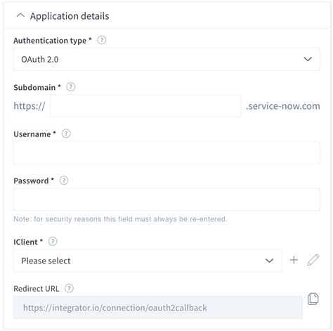 Set Up An Oauth 20 Connection To Servicenow Celigo Help Center