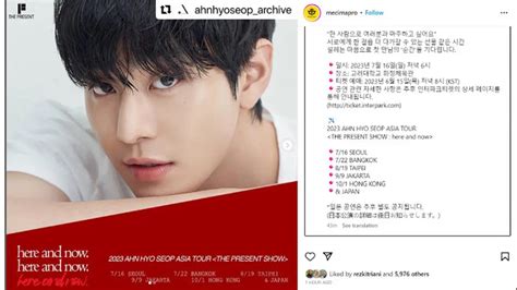 Berita Fan Meeting Ahn Hyo Seop Di Jakarta Hari Ini Kabar Terbaru
