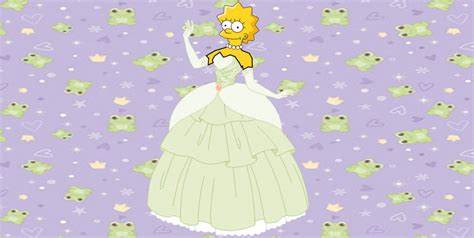 Lisa Simpson As Tiana By Sparkster25 On Deviantart