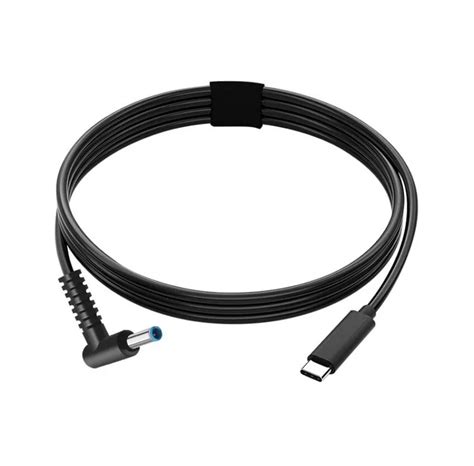 Blue Type C Pd Charging Cable With Male Usb Plug In Adapter For Hp