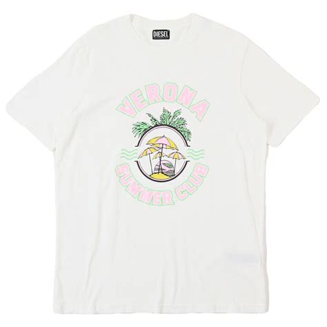 【楽天市場】 Diesel ディーゼル メンズ クラック加工プリント 半袖tシャツ カットソー【t Just C17】【サイズm】【1サイズ程